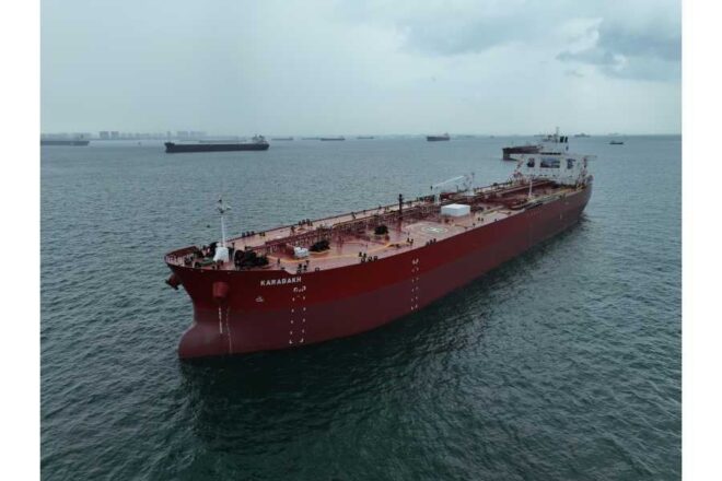 AJMEDIA English - Aframax type “Karabakh” tanker commissioned in Singapore